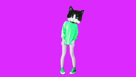 Motion minimal gif design. Pretty dancin... | Stock Video | Pond5