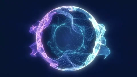 Motion Sphere grid. Animation globe. Dig... | Stock Video | Pond5