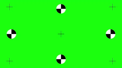 Motion Tracking Markers On Green Screen ... | Stock Video | Pond5