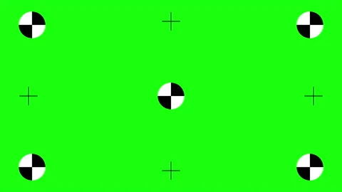Motion Tracking Markers On Green Screen ... | Stock Video | Pond5