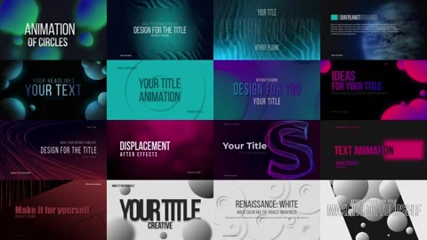 Motion Typography ~ After Effects Template #257075664