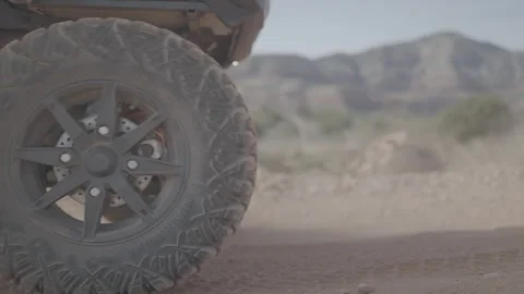 Motion the wheels tires and off-road tha... | Stock Video | Pond5