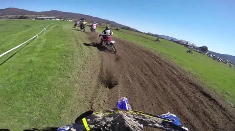 motocross racing Australia with crash, h... | Stock Video | Pond5
