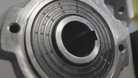 Motor gearbox in operation, gearbox rota... | Stock Video | Pond5