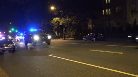 President Motorcade Stock Video Footage | Royalty Free President ...