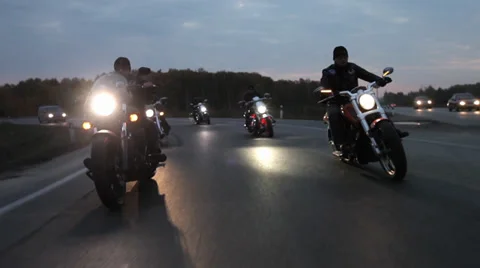 Motorcycle Highway Stock Footage ~ Royalty Free Stock Videos | Pond5