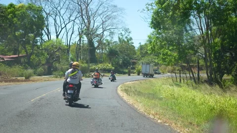motorcycle ride on the road, motorcycle ... | Stock Video | Pond5