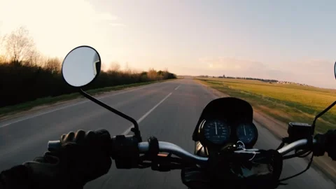 Motorcycle First Person View Stock Videos – Royalty-Free HD & 4K Videos
