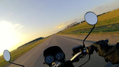 Motorcycle First Person View Stock Videos – Royalty-Free HD & 4K Videos