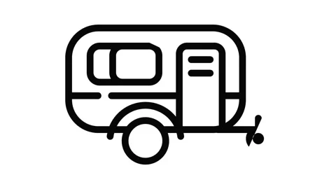 Trailer Icon Stock Video Footage | Royalty Free Trailer Icon Videos | Pond5