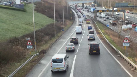 Motorway Slip Road Stock Video Footage | Royalty Free Motorway Slip ...
