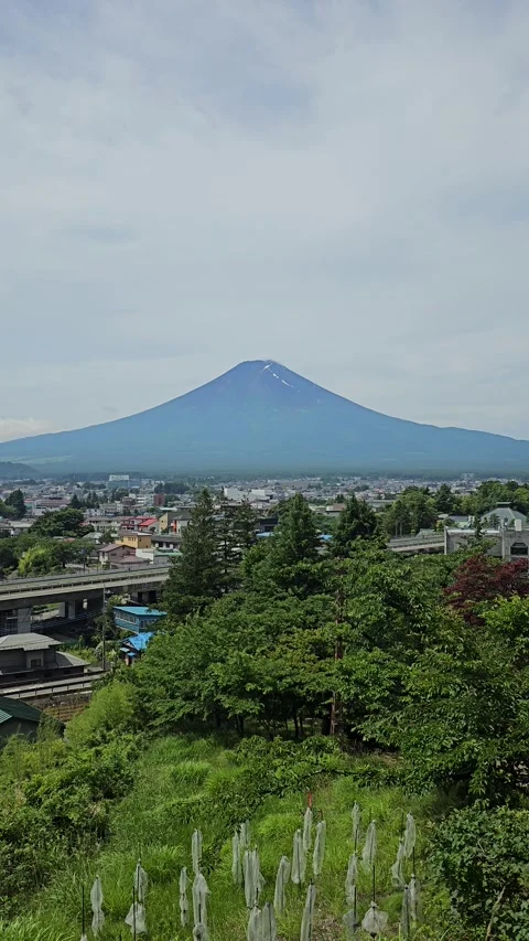 Mount Fuji - Bus Trip to Lake Kawaguchik... | Stock Video | Pond5
