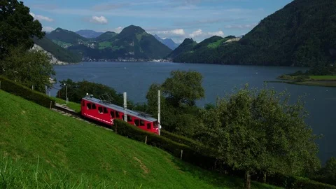 Funicular Train Stock Footage ~ Royalty Free Stock Videos | Pond5