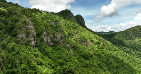 Mountain at Cayey Puerto Rico on a Sunny... | Stock Video | Pond5