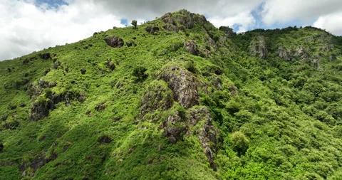 Mountain at Cayey Puerto Rico on a Sunny... | Stock Video | Pond5