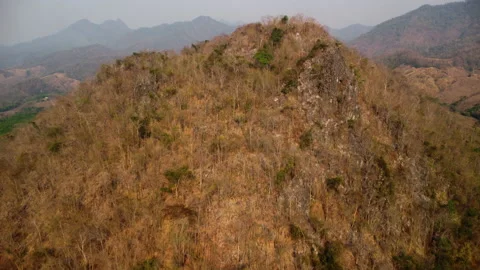 Mountain destroyed by human for cultivat... | Stock Video | Pond5
