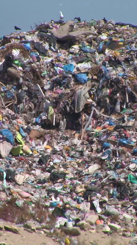 Mountain Of Garbage Waste Plastic Bottle... | Stock Video | Pond5