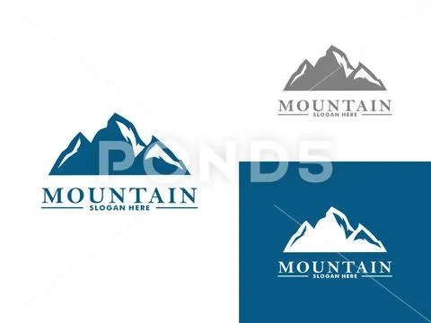 Mountain Logo Vector, Mount Logo design template ~ Clip Art #244973819