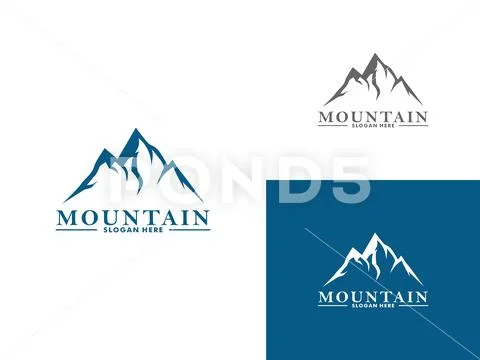 Mountain Logo Vector, Mount Logo design template: Graphic #244973973