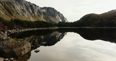 Mountain Majesty: Pristine Reflections i... | Stock Video | Pond5