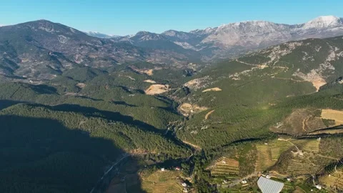 Mountain Oasis: Cinematic Drone's View o... | Stock Video | Pond5