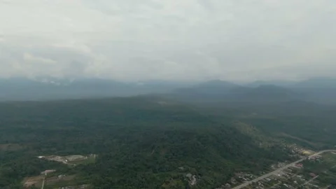 Mountains and Amazon rainforest of Tena ... | Stock Video | Pond5