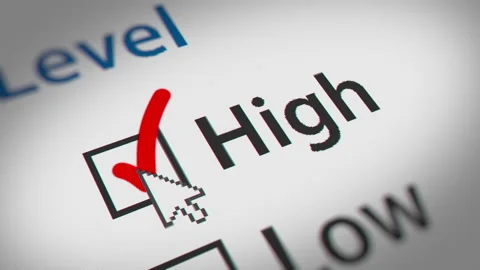 Mouse Cursor Checking High and Low Check... | Stock Video | Pond5