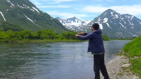 The mouth of the Larch river. Sea Safari... | Stock Video | Pond5