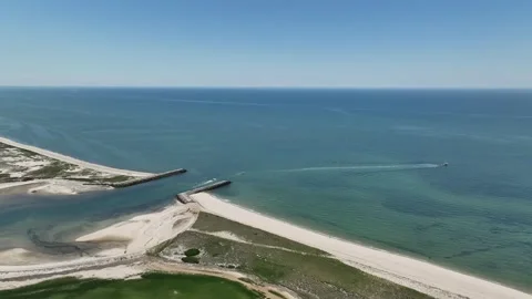Mouth of Pamet Harbor at Cape Cod with p... | Stock Video | Pond5