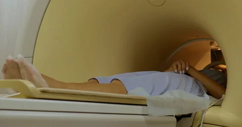 Movable Part of MRI Slides out of Magnet... | Stock Video | Pond5