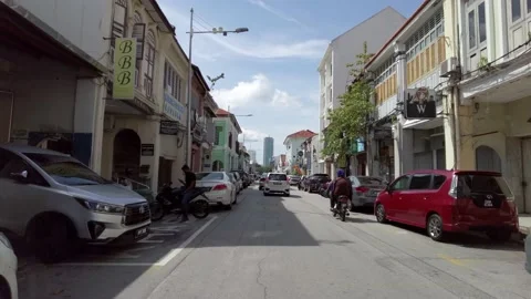 Move at Church Street near Penang Perana... | Stock Video | Pond5