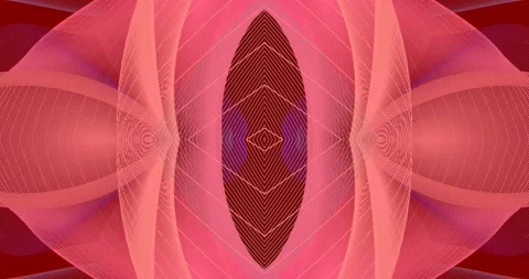 Movement of abstract red linear figures. | Stock Video | Pond5