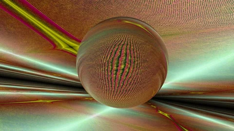 movement of a sphere reflecting 3D compu... | Stock Video | Pond5
