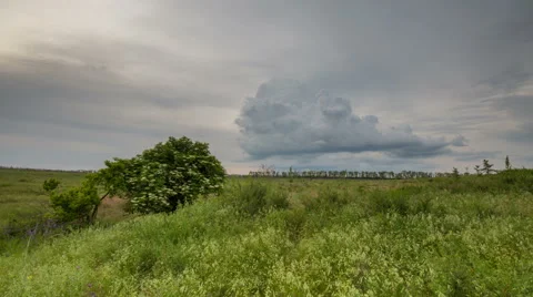 The movement of the thunderclouds over t... | Stock Video | Pond5