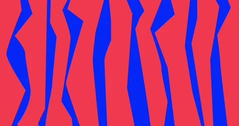 The movement of vertical broken red wave... | Stock Video | Pond5