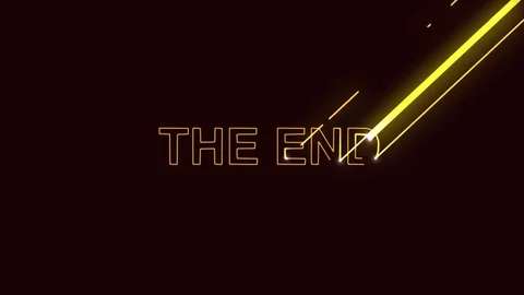 Movie ending screen background burned by... | Stock Video | Pond5