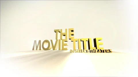 Movie Intro ~ After Effects Project ~ AE #56322467 | Pond5