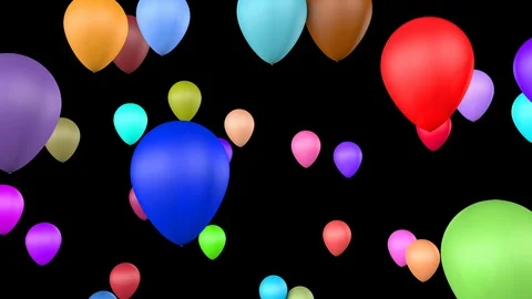 Party Balloons Stock Footage ~ Royalty Free Stock Videos | Pond5