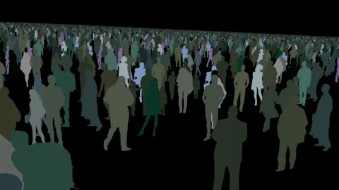 People Crowd Animation Stock Footage ~ Royalty Free Stock Videos | Pond5