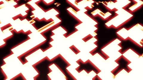 Moving animation with pixel retro backgr... | Stock Video | Pond5