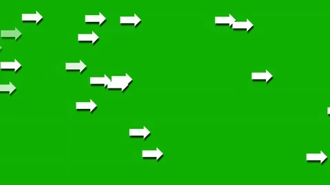 Moving arrows green screen motion graphi... | Stock Video | Pond5