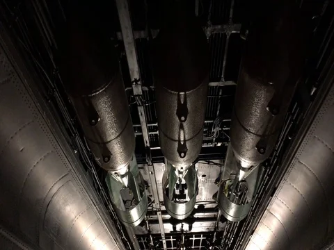 Moving back from Bombs under a military ... | Stock Video | Pond5