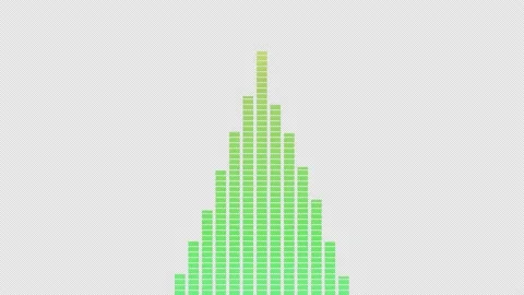 Moving bars Audio Equalizer Sound Waves ... | Stock Video | Pond5