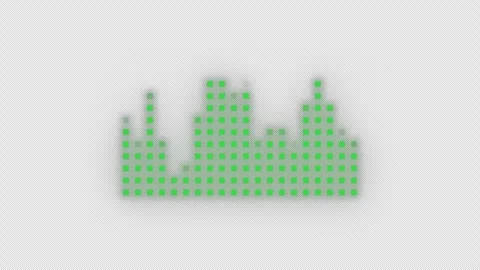 Moving bars Audio Equalizer Sound Waves ... | Stock Video | Pond5