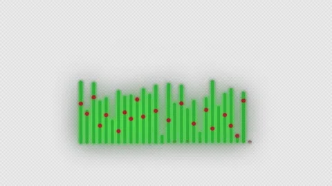 Moving bars Audio Equalizer Sound Waves ... | Stock Video | Pond5