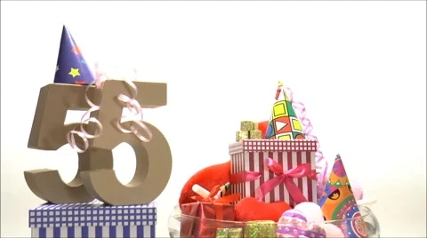Moving birthday card with party mood for... | Stock Video | Pond5