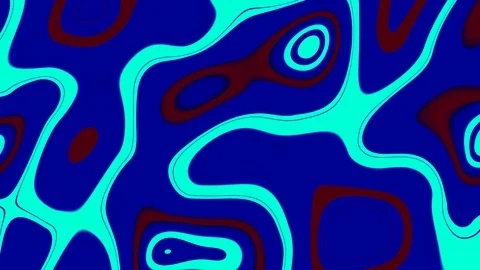 Moving Blobs in Lavalamp Effect Endless ... | Stock Video | Pond5