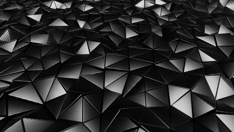 Moving carbon fiber triangles pattern lo... | Stock Video | Pond5