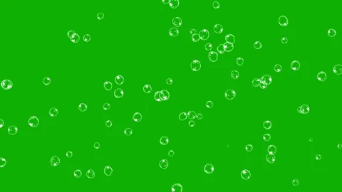 Moving cartoon bubbles green screen moti... | Stock Video | Pond5