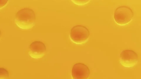 Moving Cheese holes. Realistic cheesy mo... | Stock Video | Pond5